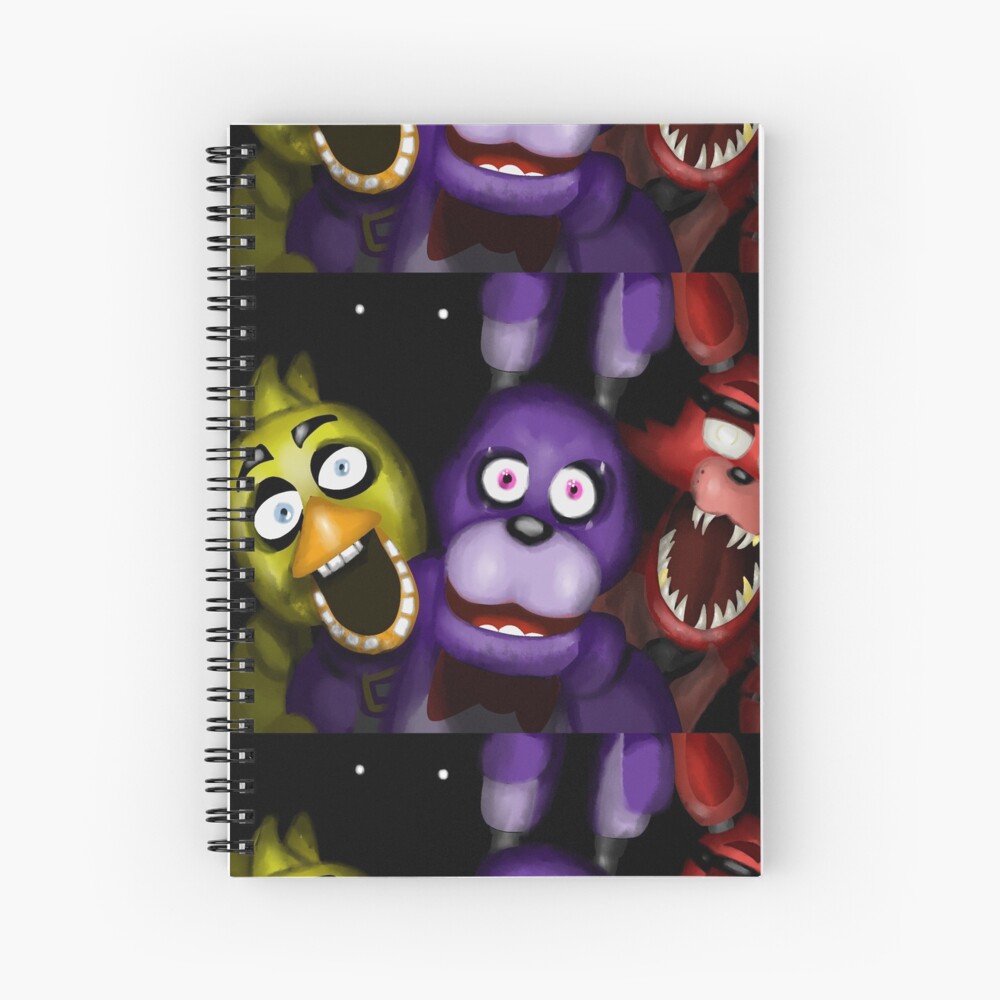 "FnaF" Spiral Notebook by ErrorMCFalcon | Redbubble