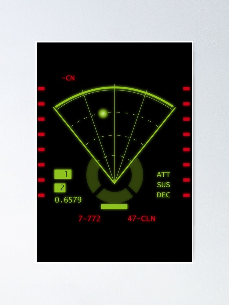 "Alien Motion Tracker" Poster for Sale by simonbreeze | Redbubble