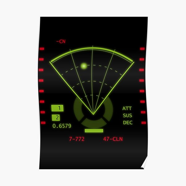 "Alien Motion Tracker" Poster for Sale by simonbreeze | Redbubble