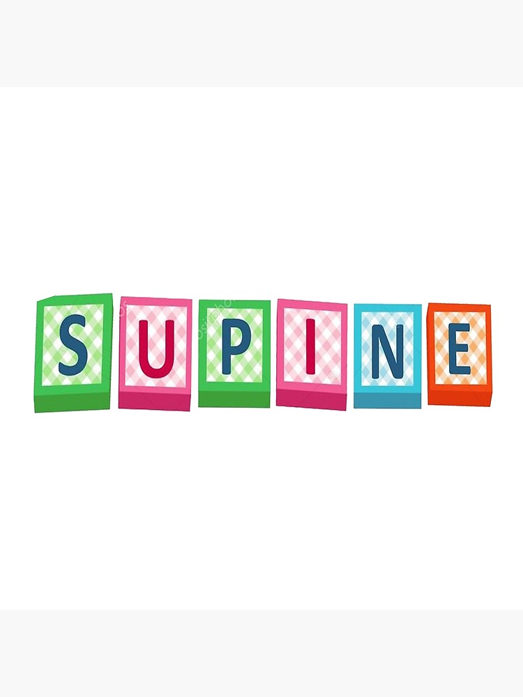 "Distinctive word design (Supine)" Poster by Tech-Store | Redbubble