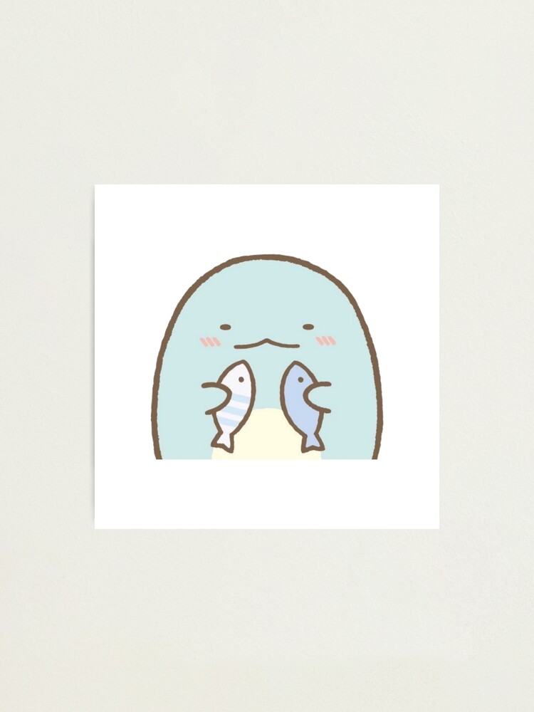 "sumikko gurashi fish" Photographic Print for Sale by Gamehamza | Redbubble