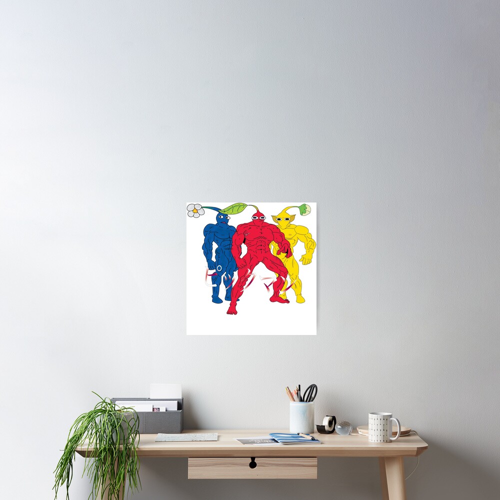 "PIK MAN Trio" Poster von CammedPeaches | Redbubble