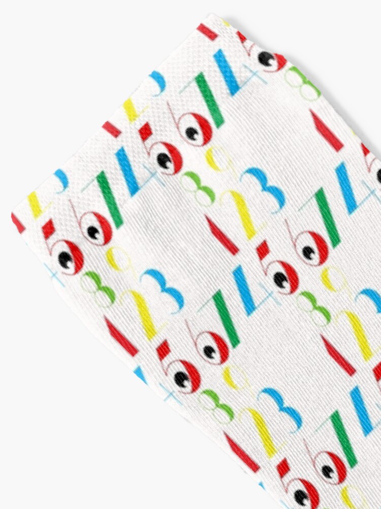 Calcetines « Camiseta de Numberblocks, camiseta personalizada de ...