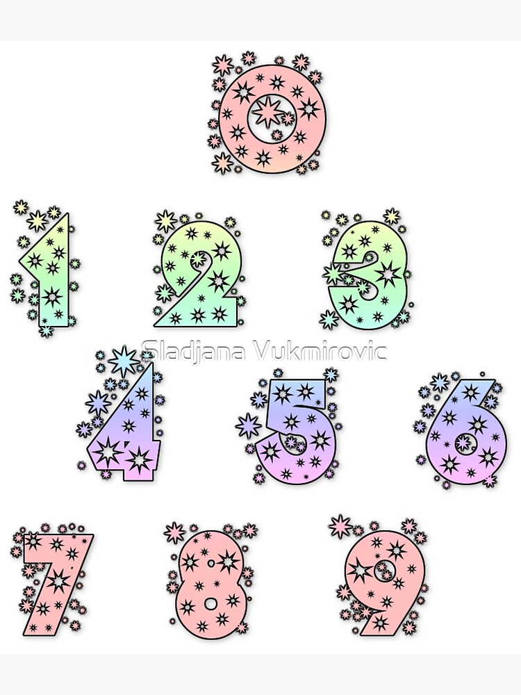 "Numberblocks Rainbow" Poster by Hancilancie | Redbubble