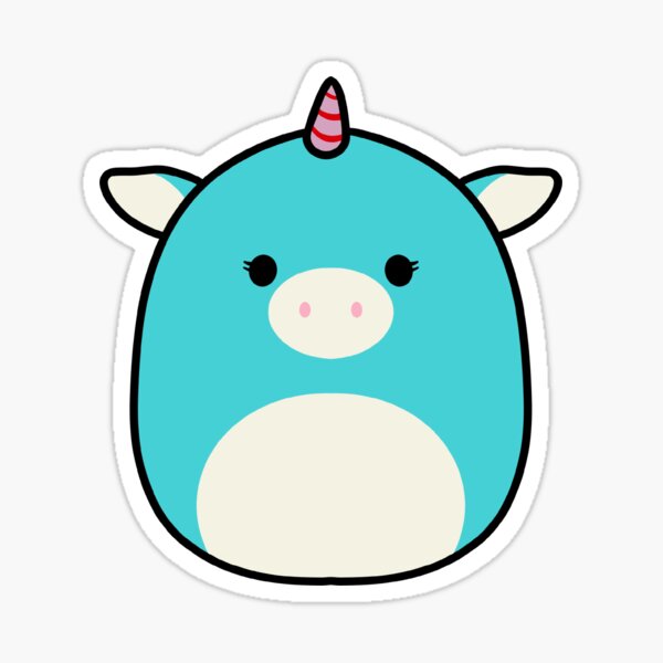 Sticker « Squishmallow licorne turquoise », par SquishmallowArt | Redbubble