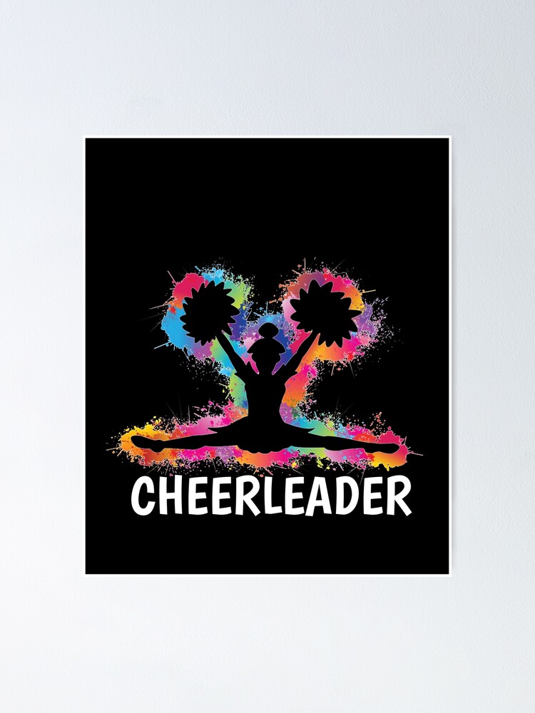 "cheerleading lover,for mom dad grandma grandfather girl cheerleader" Poster for Sale by ...