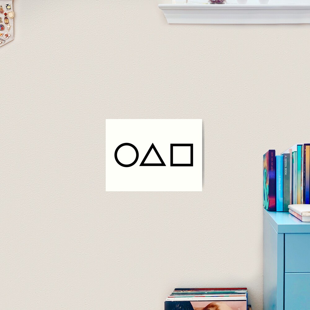 "Squid Game Invitation Card Logo" Art Print for Sale by Sejito | Redbubble