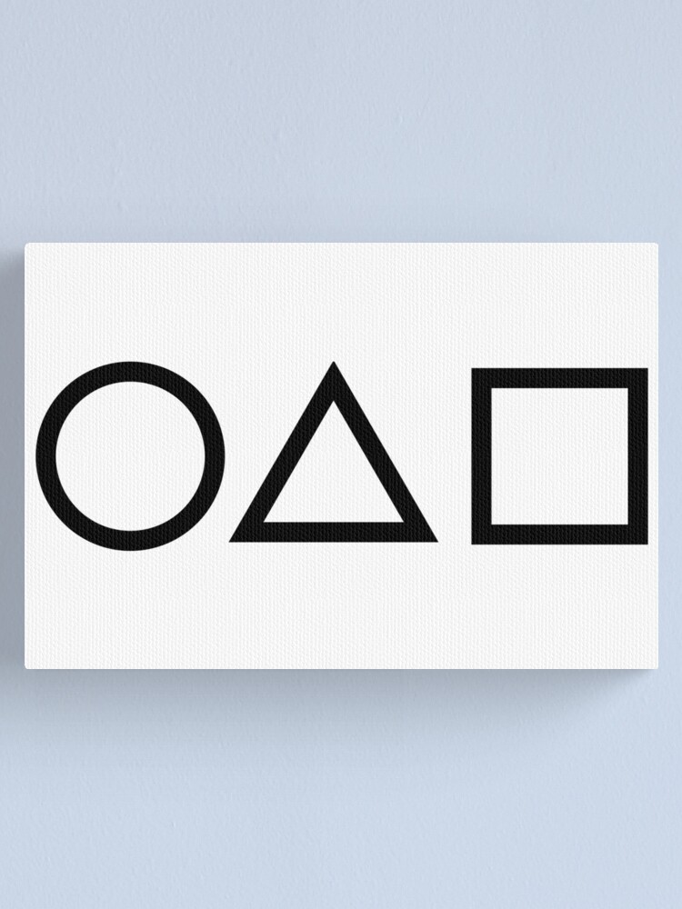 "Squid Game Invitation Card Logo" Canvas Print for Sale by Sejito ...