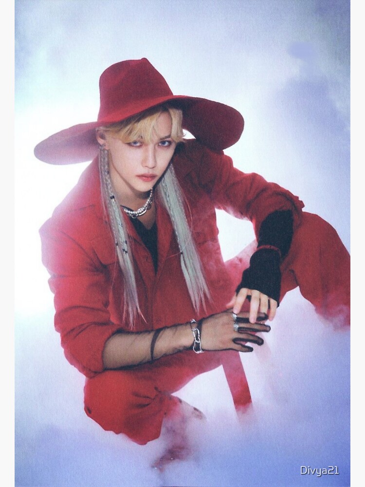 "Lee felix " Sticker by Divya21 | Redbubble