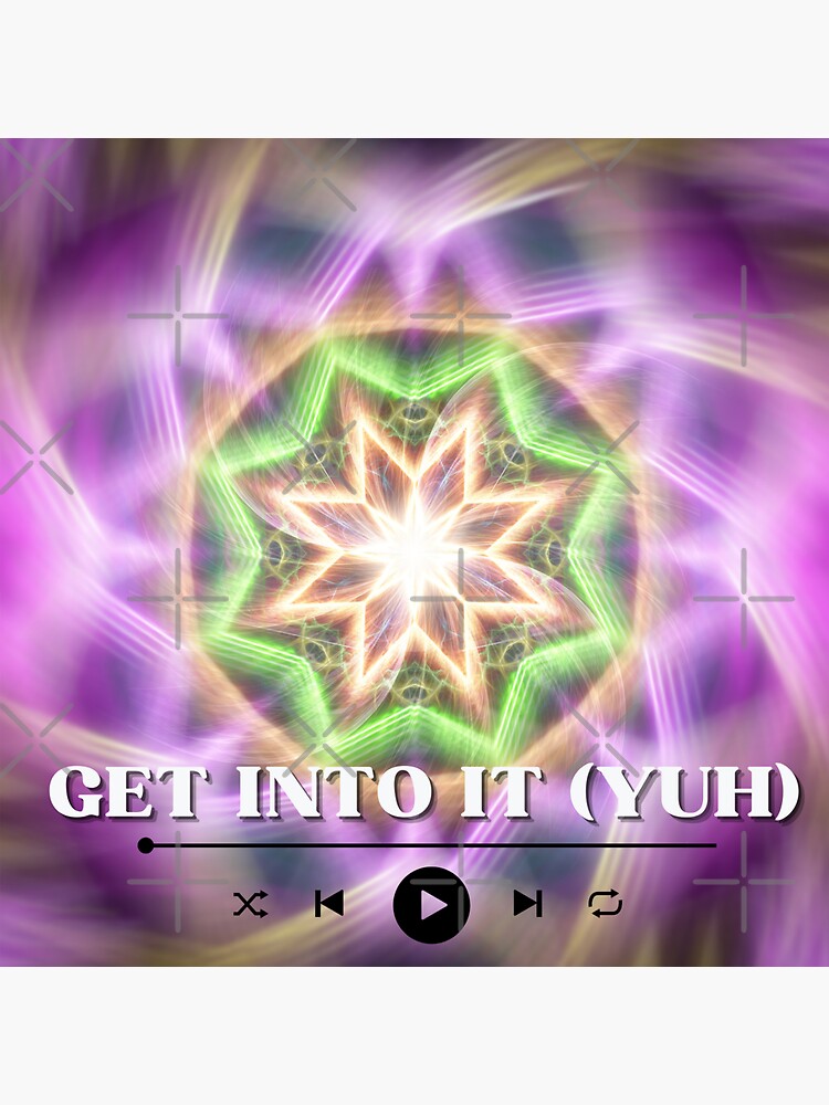 Pegatina «Get into it (yuh) - Doja Cat - Título de la canción o letra ...