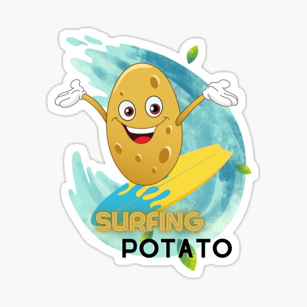 "Cute spud potato" Sticker by yellowlable | Redbubble