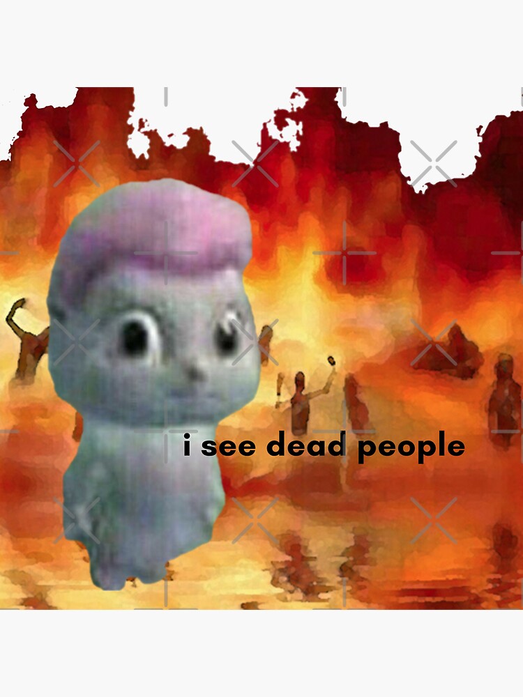 "Cursed Bibble" Sticker for Sale by Lookaz | Redbubble