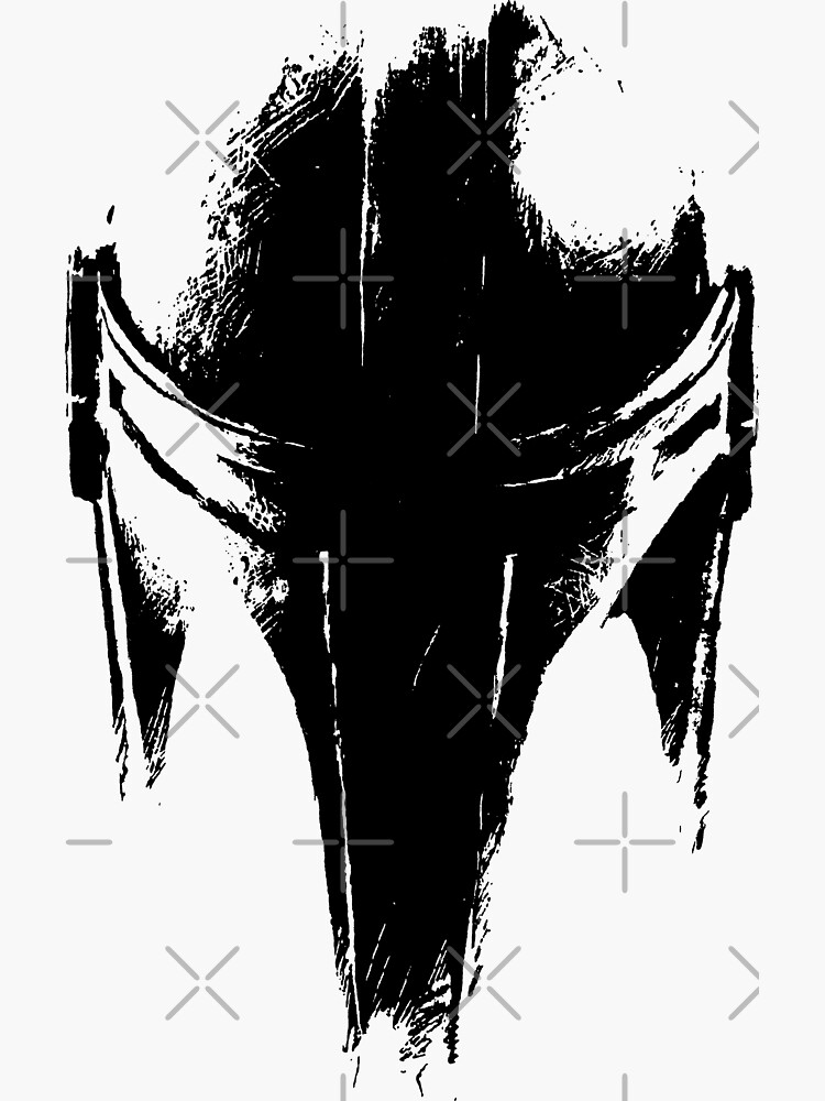 "Mando" Sticker for Sale by Tsudo | Redbubble