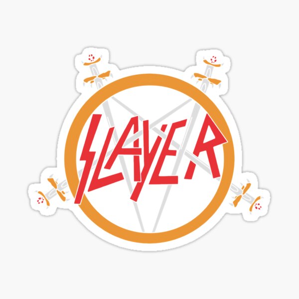 "heavy slayer emblem Essential" Sticker by LoriKay01 | Redbubble