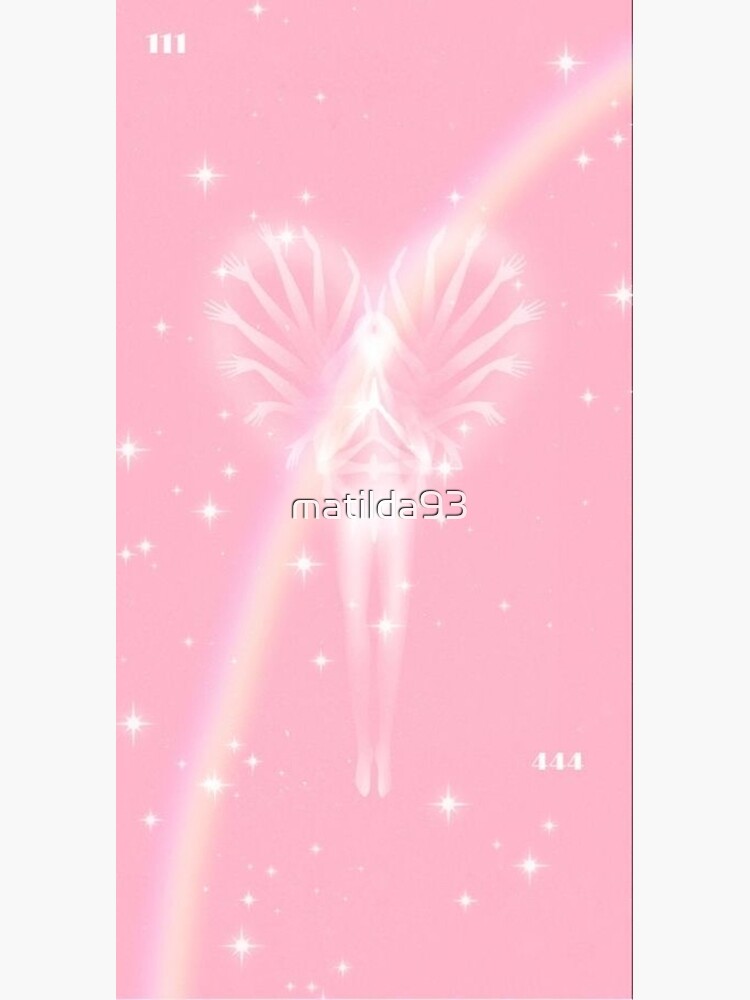 "pink angel numbers aesthetic " Poster for Sale by matilda93 | Redbubble
