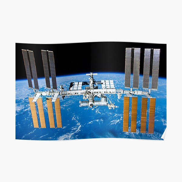 "International Space Station" Poster for Sale by BeyondEarth | Redbubble