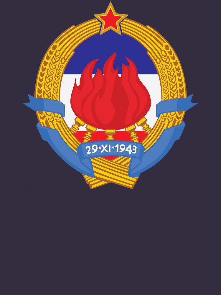 "Ex Yugoslavia Jugoslavija SFRJ Coat Of Arms Grb Zastava" T-shirt for ...