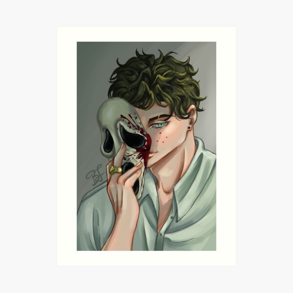 "Ghostface Deku" Art Print for Sale by BenaJay | Redbubble