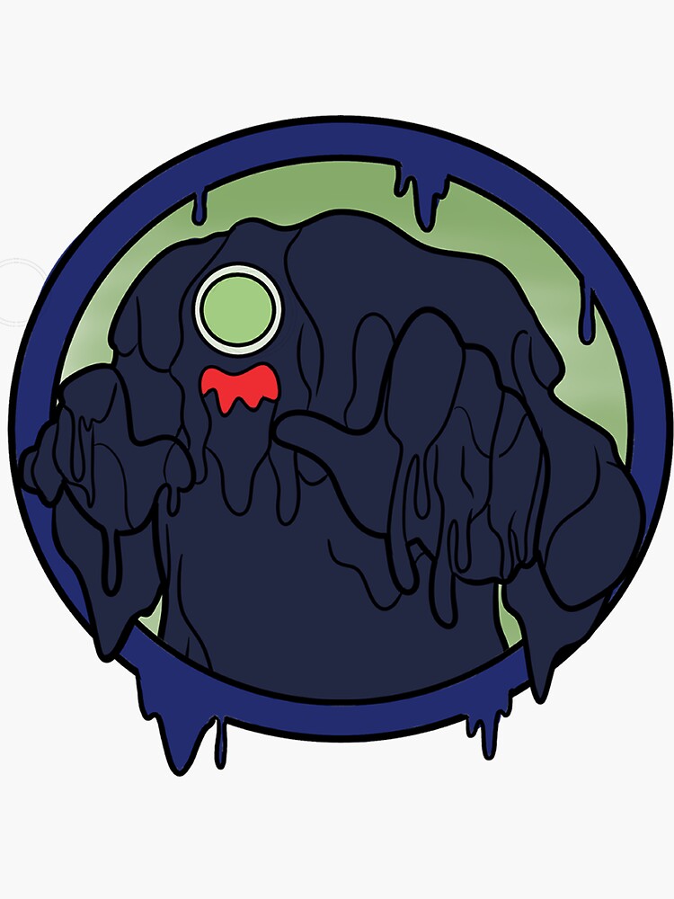 "Tar Monster" Sticker for Sale by mothmanatee | Redbubble
