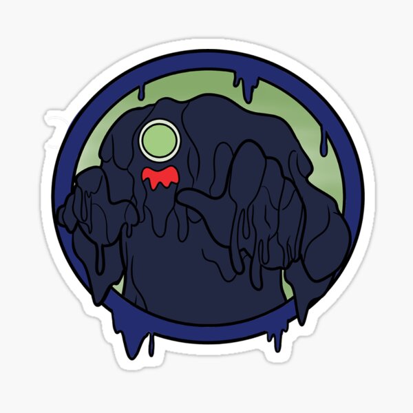 "Tar Monster" Sticker for Sale by mothmanatee | Redbubble