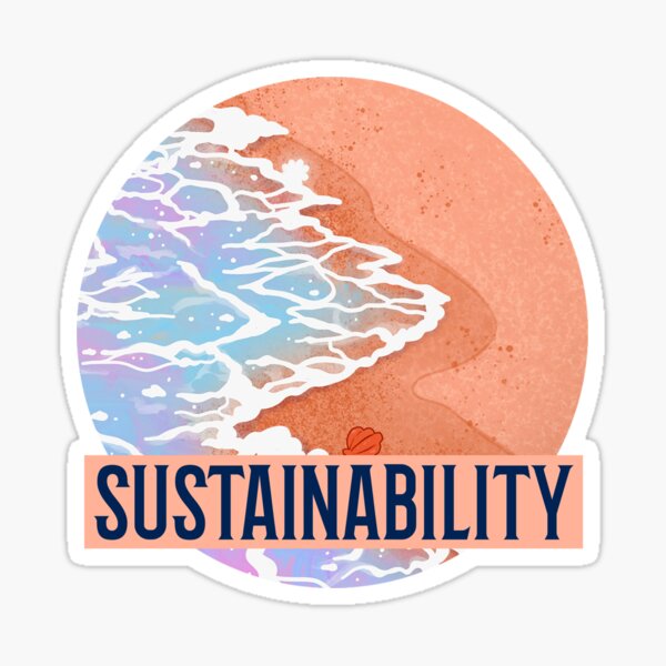 "Sustainability" Sticker for Sale by pixelplaza | Redbubble