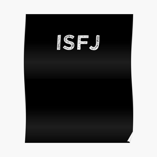 "MBTI ISFJ Personality, The Protector Personality Simple" Poster for ...