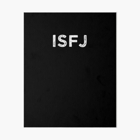 "MBTI ISFJ Personality, The Protector Personality Simple" Art Board ...