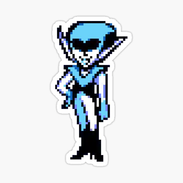 "Queen Deltarune sprite" Sticker for Sale by Adomanid | Redbubble