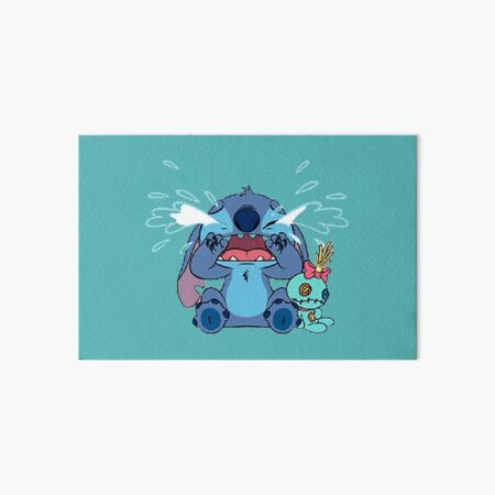 "Crying Stitch " Art Board Print for Sale by T G | Redbubble