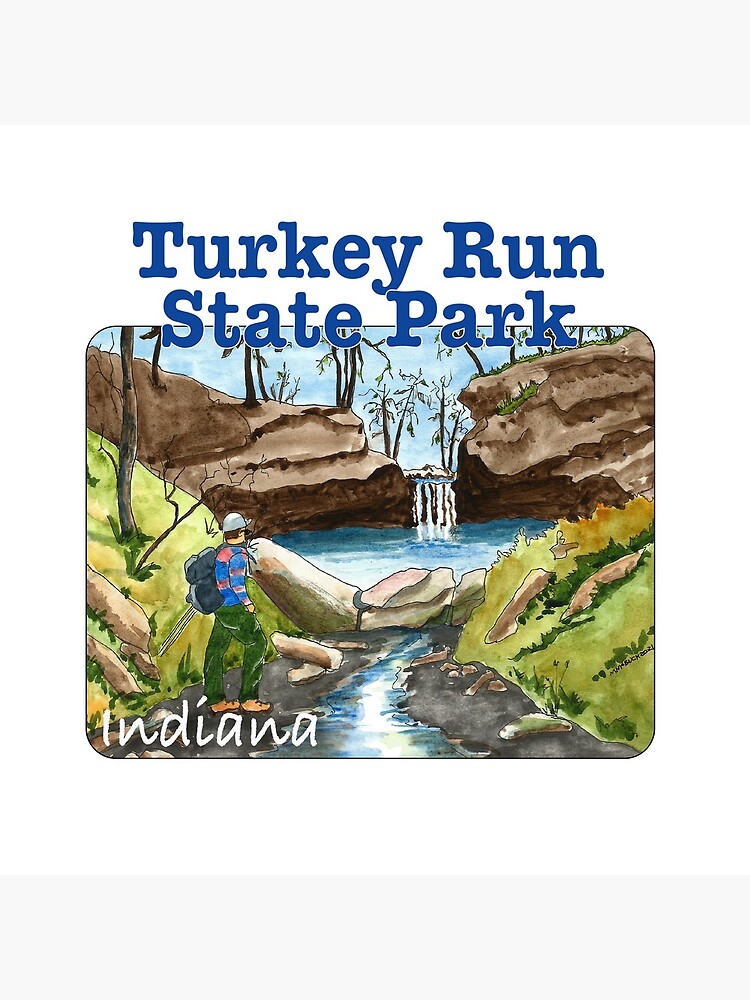 "Turkey Run State Park, Indiana" Poster for Sale by margaretbucklew ...