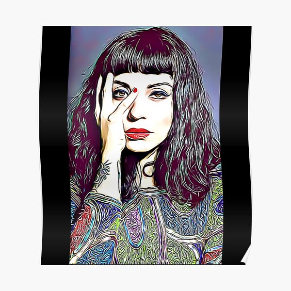 "Mon Laferte My Good Love Sticker" Poster by urnsren | Redbubble