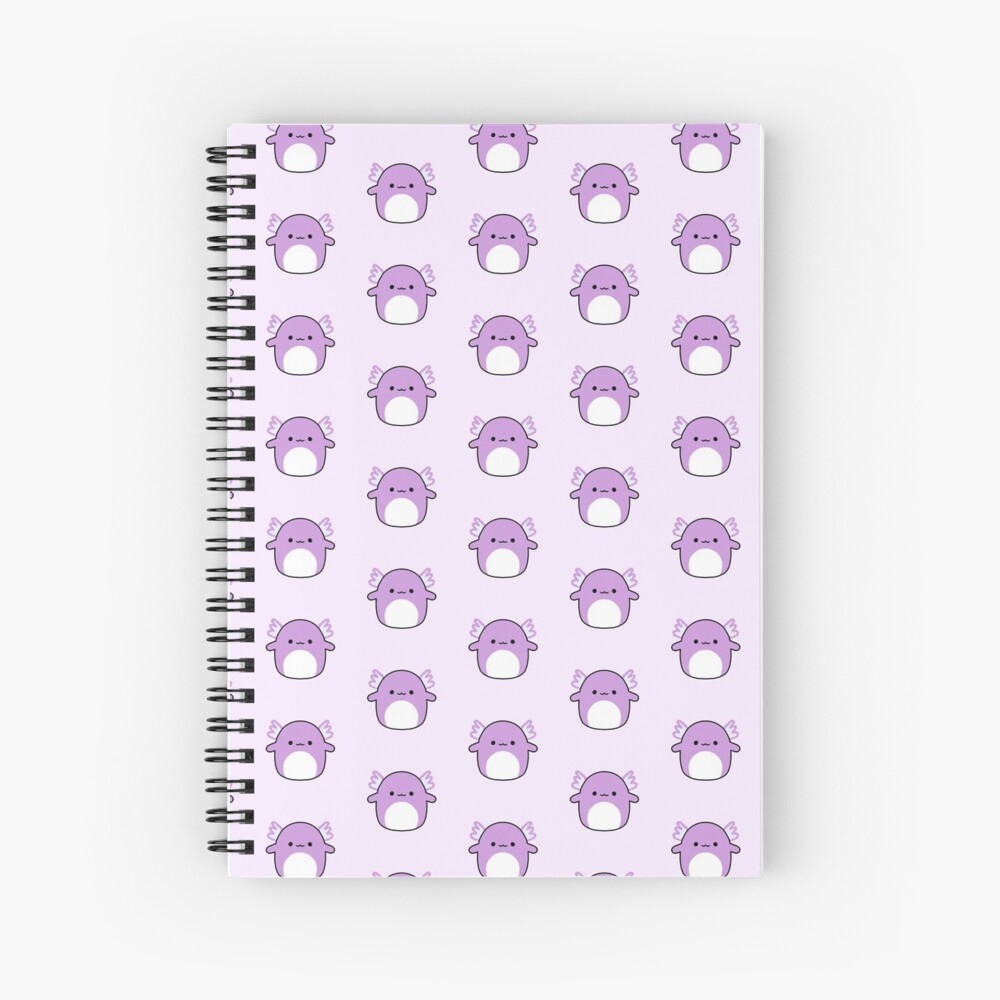 "Purple Axolotl Squishmallow" Spiral Notebook for Sale by ...