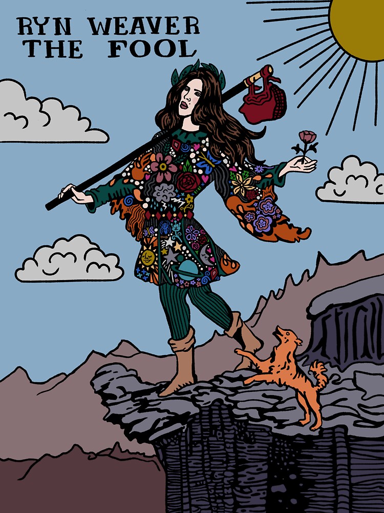 "Ryn Weaver "The Fool" Tarot Design" Sticker for Sale by ggrais | Redbubble
