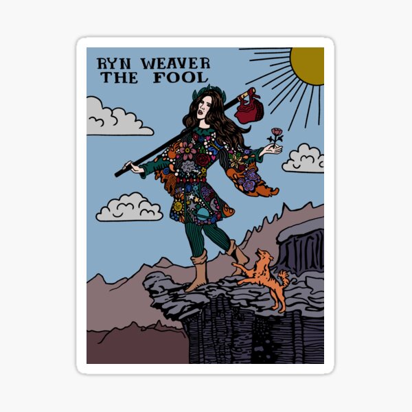 "Ryn Weaver "The Fool" Tarot Design" Sticker for Sale by ggrais | Redbubble
