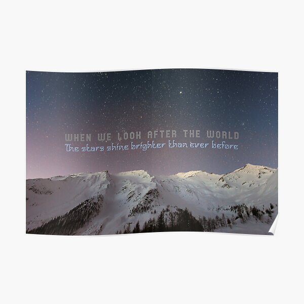 "When We Look After The World/The Stars Shine Brighter Than Ever Before ...