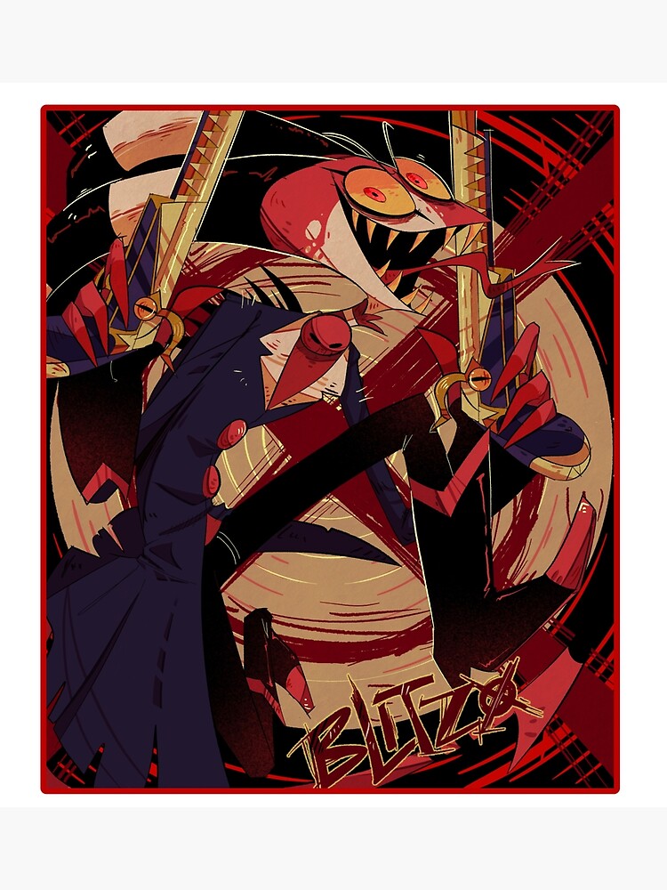 "BLITZO | HELLUVA BOSS" Poster by Ghostygery | Redbubble