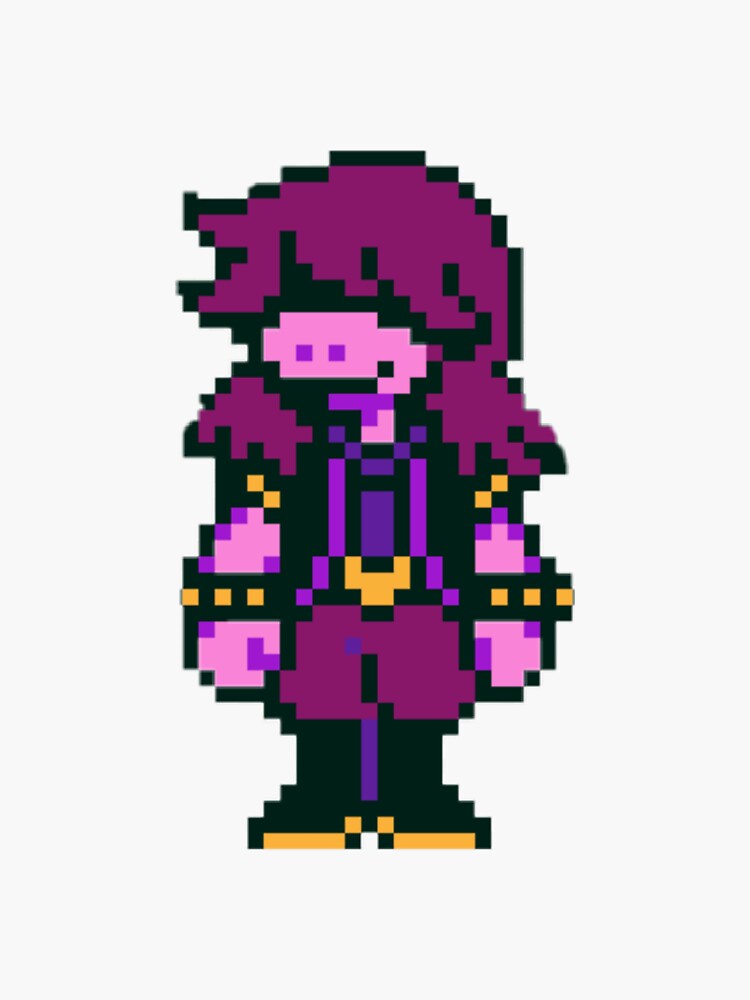 "Susie Deltarune Sticker" Sticker for Sale by OwOshop | Redbubble
