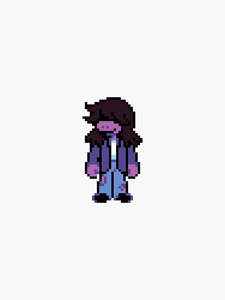 "Deltarune Susie Sticker" Sticker for Sale by OwOshop | Redbubble