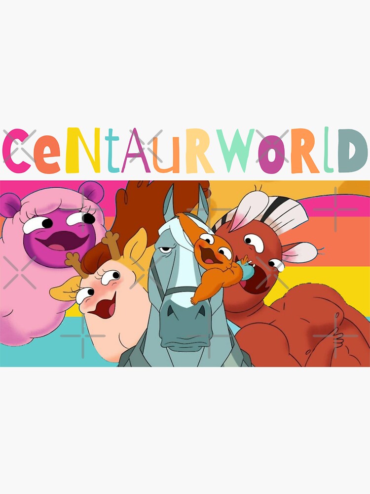"Centaurworld" Sticker for Sale by yeppashop | Redbubble