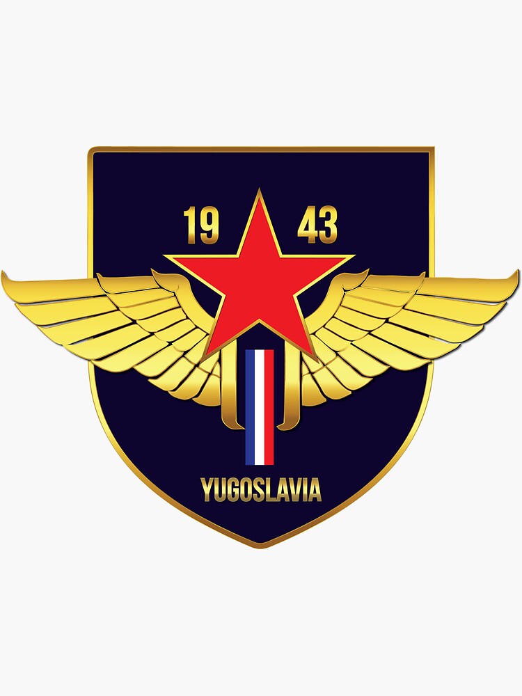 Sticker « Ex Yougoslavie Jugoslavija SFRJ Logo Icon Grb Zastava », par ...