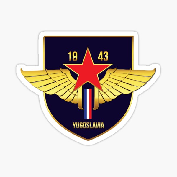 "Ex Yugoslavia Jugoslavija SFRJ Logo Icon Grb Zastava" Sticker for Sale ...
