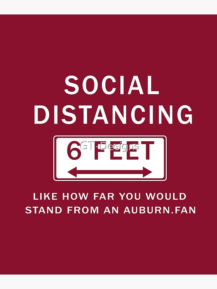 "6 feet distance" Poster by GT-Designs | Redbubble