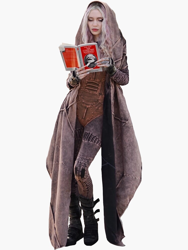 "Grimes" Sticker for Sale by virginiaviolet1 | Redbubble