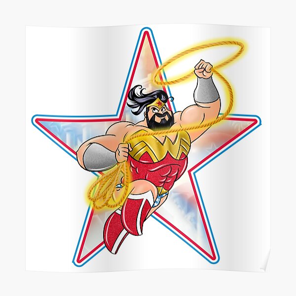 "SUPER STAR" Poster for Sale by beefcakeboss | Redbubble