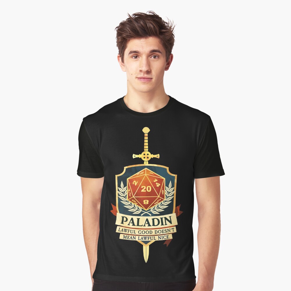 "Paladin: Lawful Good Doesn't Mean Lawful Nice" Sticker for Sale by ...