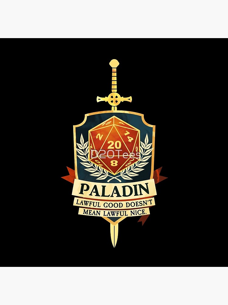 Paladin: Lawful Good Doesn't Mean Lawful Nice Bag sold by Evan Thomas ...