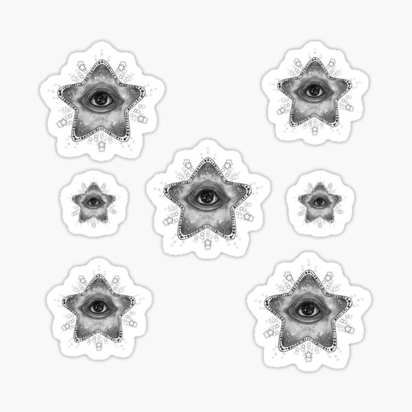 "Copy of cute illuminati star aesthetic divine squid pastel colors ...