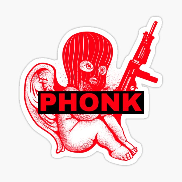 "Phonk Gangster Baby Design" Sticker for Sale by Creative Archive ...