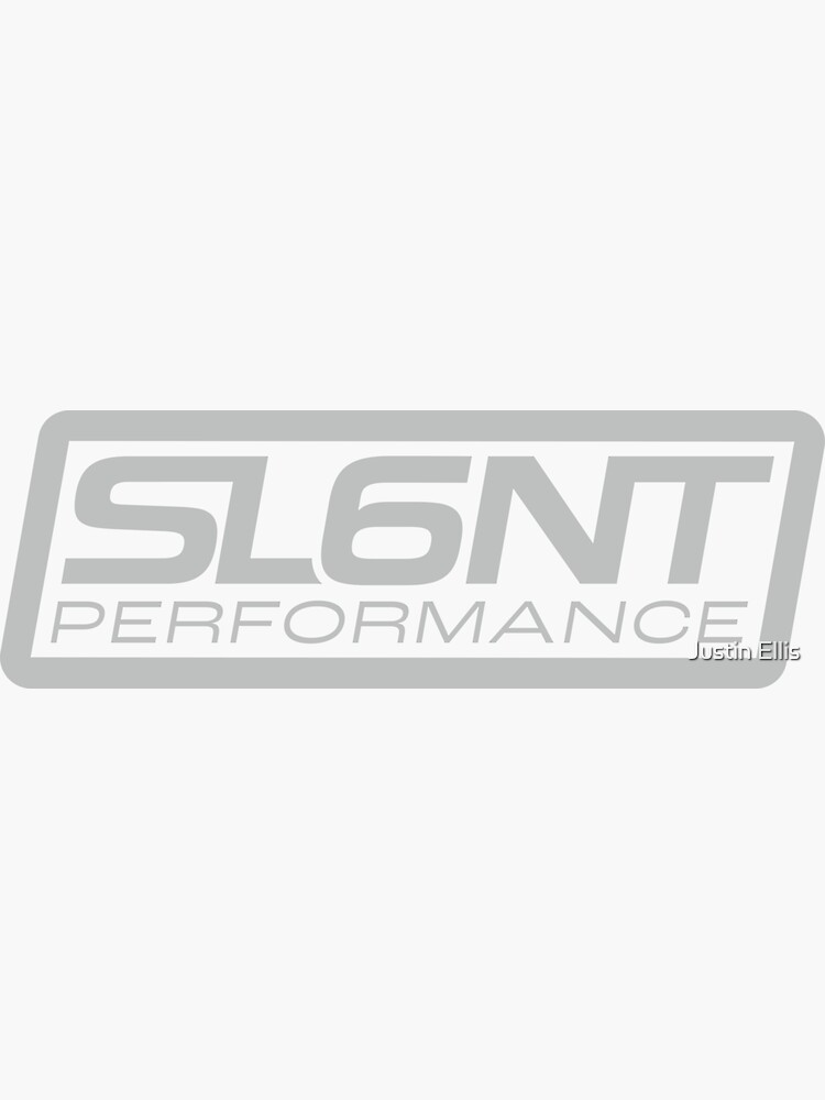 "Slant 6 Performance (Gray + Asphalt)" Sticker by jepegdesign | Redbubble