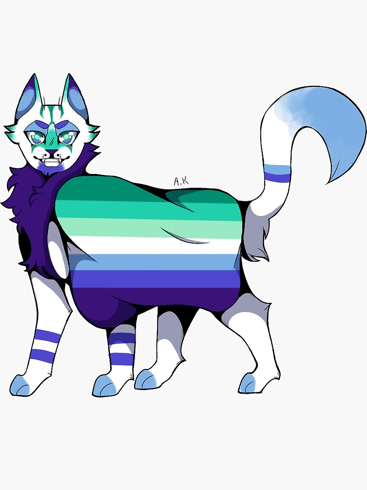 "Mlm Cat!" Sticker by LeonKennedy02 | Redbubble